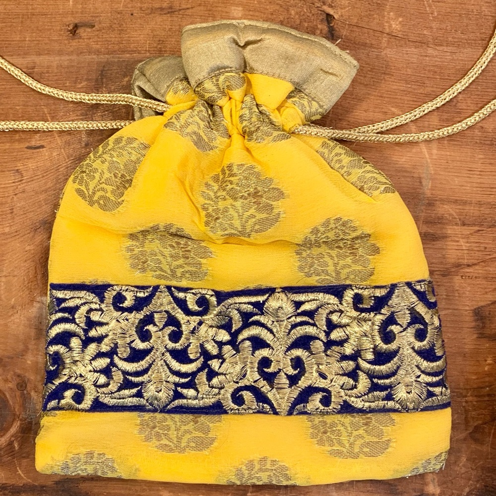 Indian Inspired Boho Pouch Bag - Gem